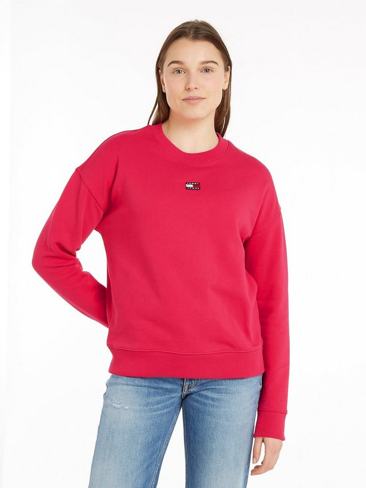 Tommy Jeans Sweatshirt Tjw Bxy Xs Badge Crew Mit Tommy Jeans Logobadge